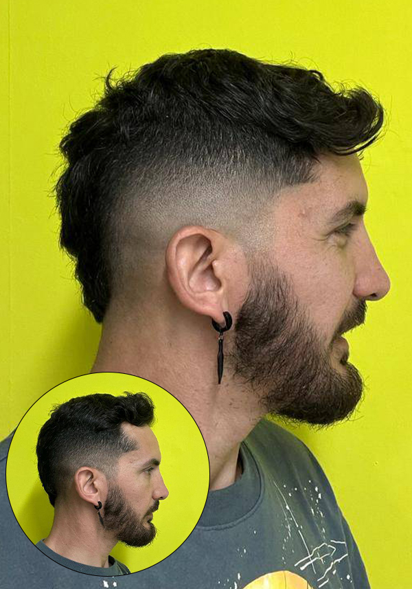 Temple Hair Patch for Men | Hair System Unit for Bald Spot