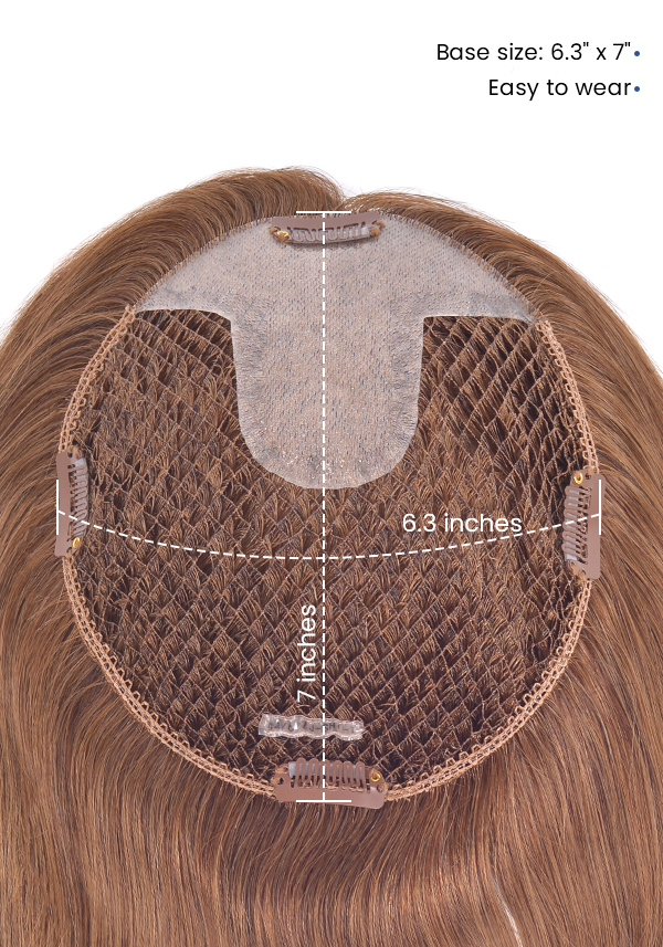 Hair Integration Topper with 100% Human Hair | Integration Hair System
