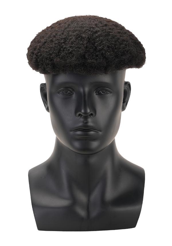 Afro Water Wave Men‘s System with a Sturdy Skin Base 4B Hair