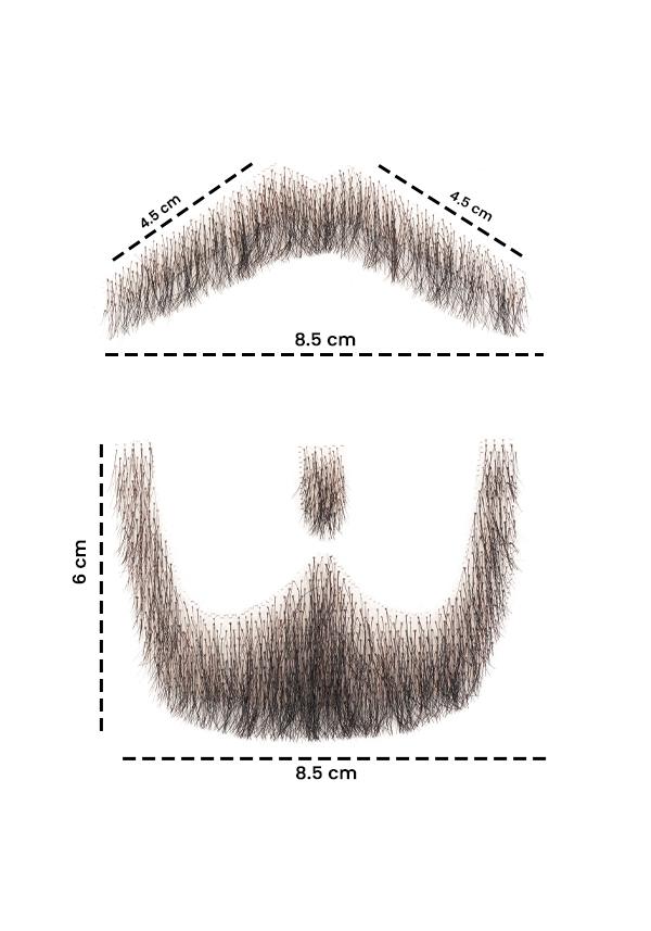 Realistic Goatee for Men | Fake Facial Hair