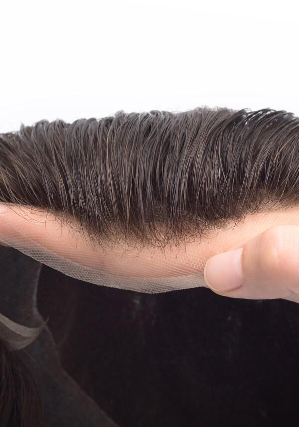 Men's Hair Replacement System with Lace and Skin | Men Wigs