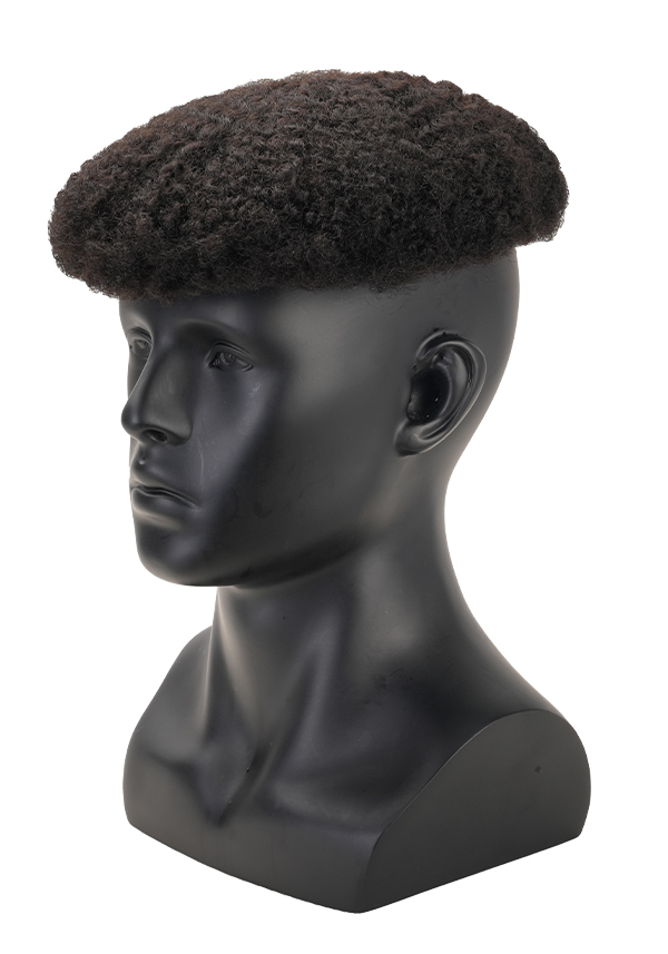 Afro Men‘s Water Wave System with a Sturdy Skin Base 4B Hair