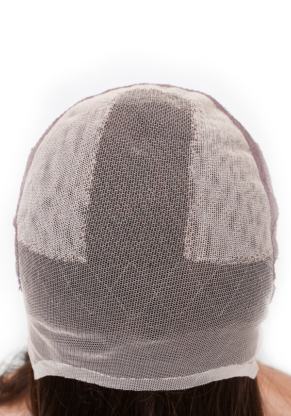 Angela | Stretch Mesh Hair Wig For Women with French Lace Top Front