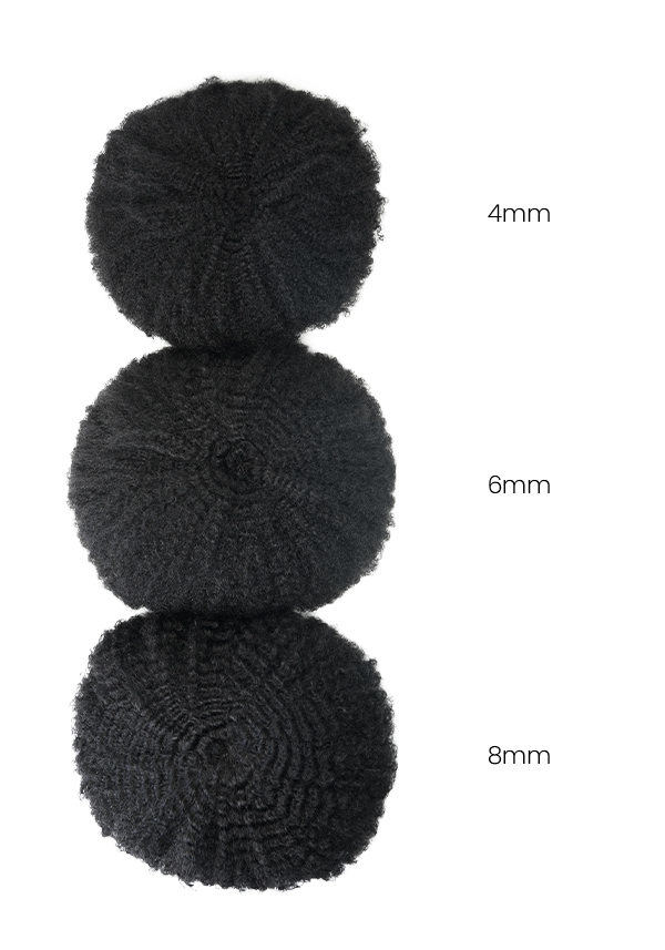 Zane | German Lace Afro Man Weave Hair System