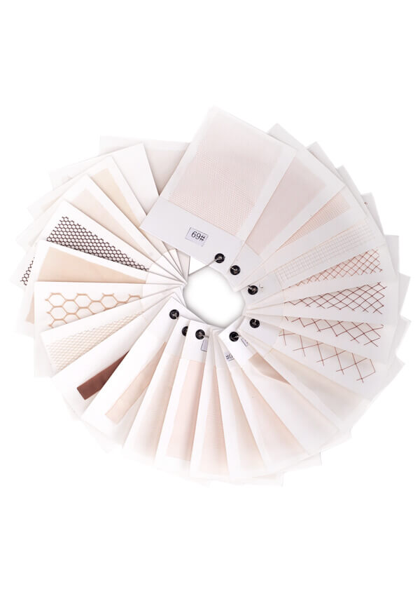 Base material kit ring and chart | 40+ wig production materials