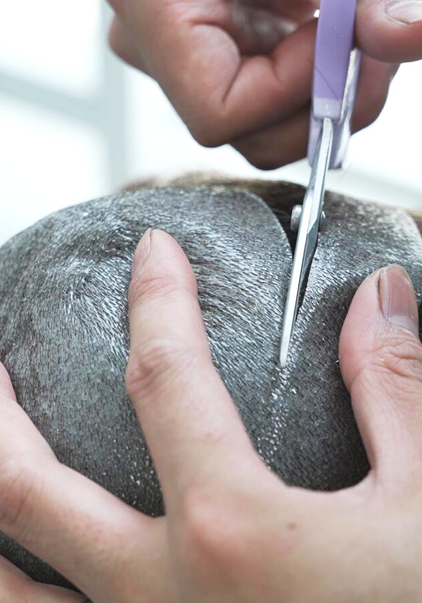 Hair System Base Cutting Service | Lordhair