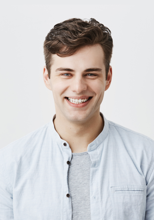 Men’s Hair System with Full Injected Gauze Skin Base