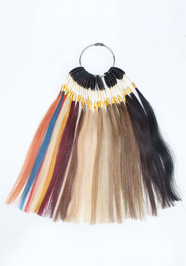 Women's Hair Color Ring with Real Human Hair | Lordhair