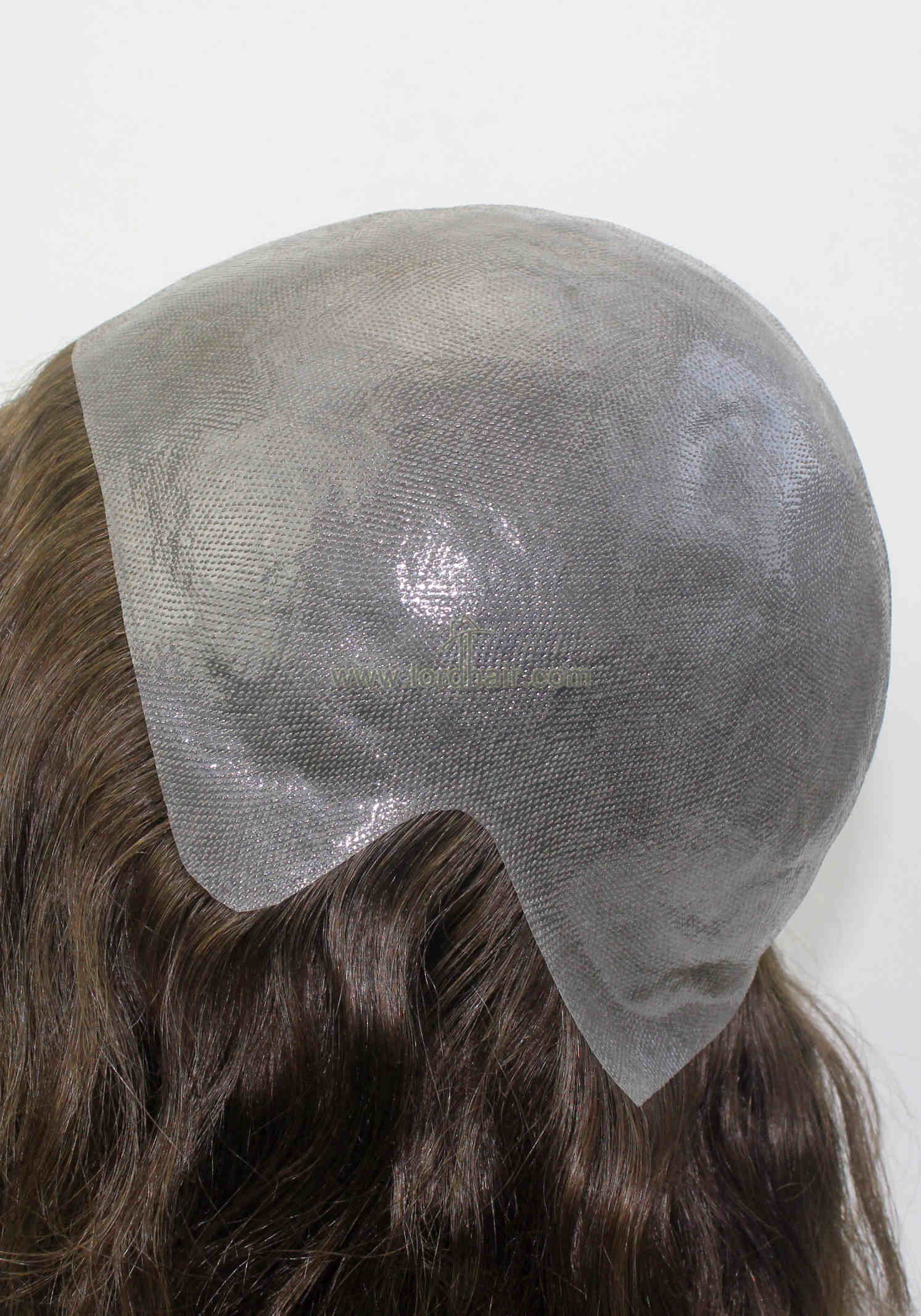 Natural Looking Transparent Thin Skin Human Hair Replacement System ...